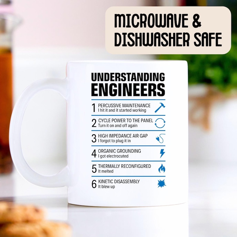 Understanding Engineers Mug – Funny Engineering Gift, Sarcastic Coffee ...