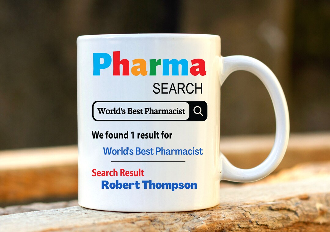 World's Best Pharmacist Mug. Personalised Pharmacist Gift. Pharmacology ...