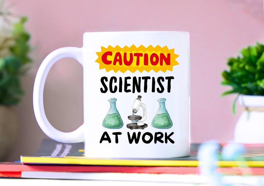 Caution Scientist Mug. Science Graduation Gift. Gift for Scientist ...