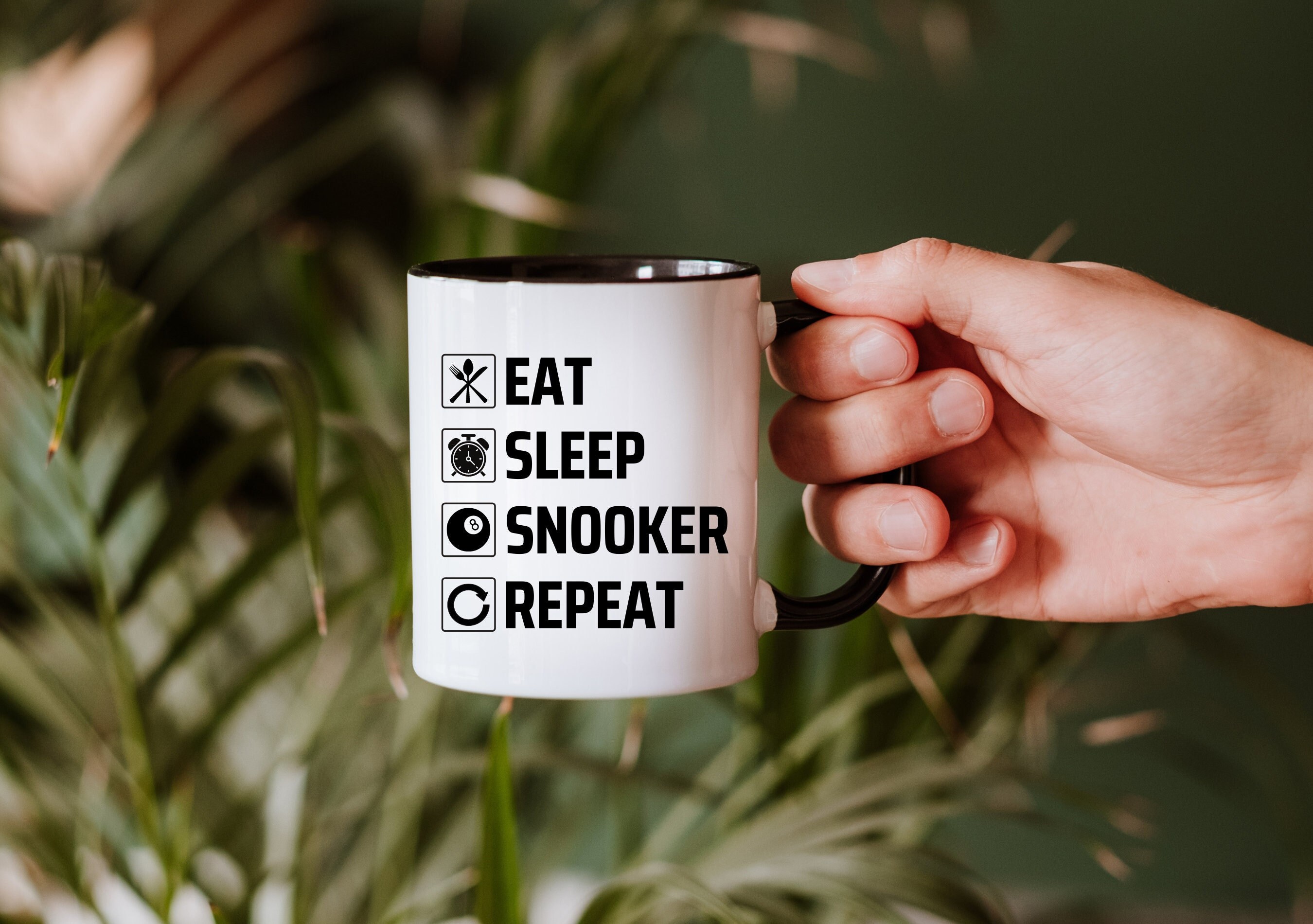 Eat Sleep Snooker Repeat Mug. Snooker Player Gifts. Funny - Etsy