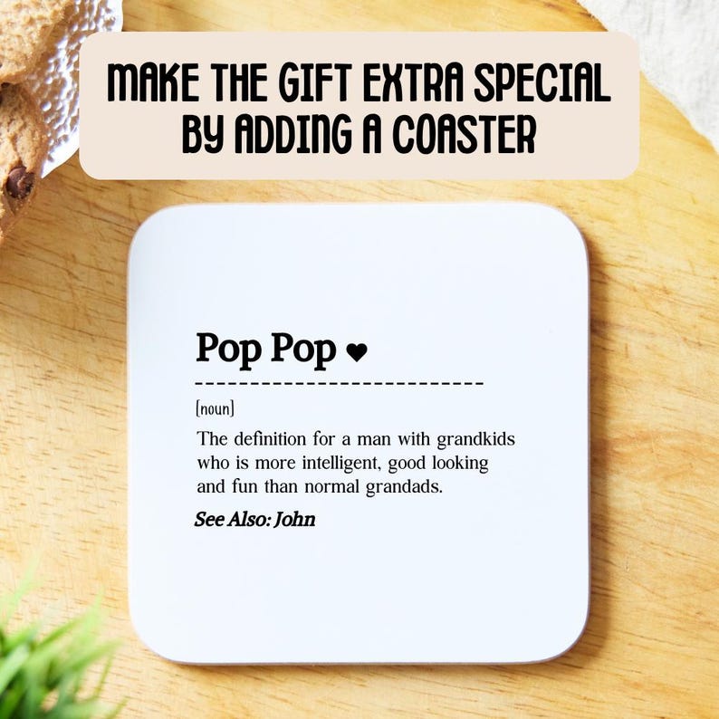 Pop Pop Mug - Funny Personalised Grandpa Gift, Custom Coffee Cup, Gift ...