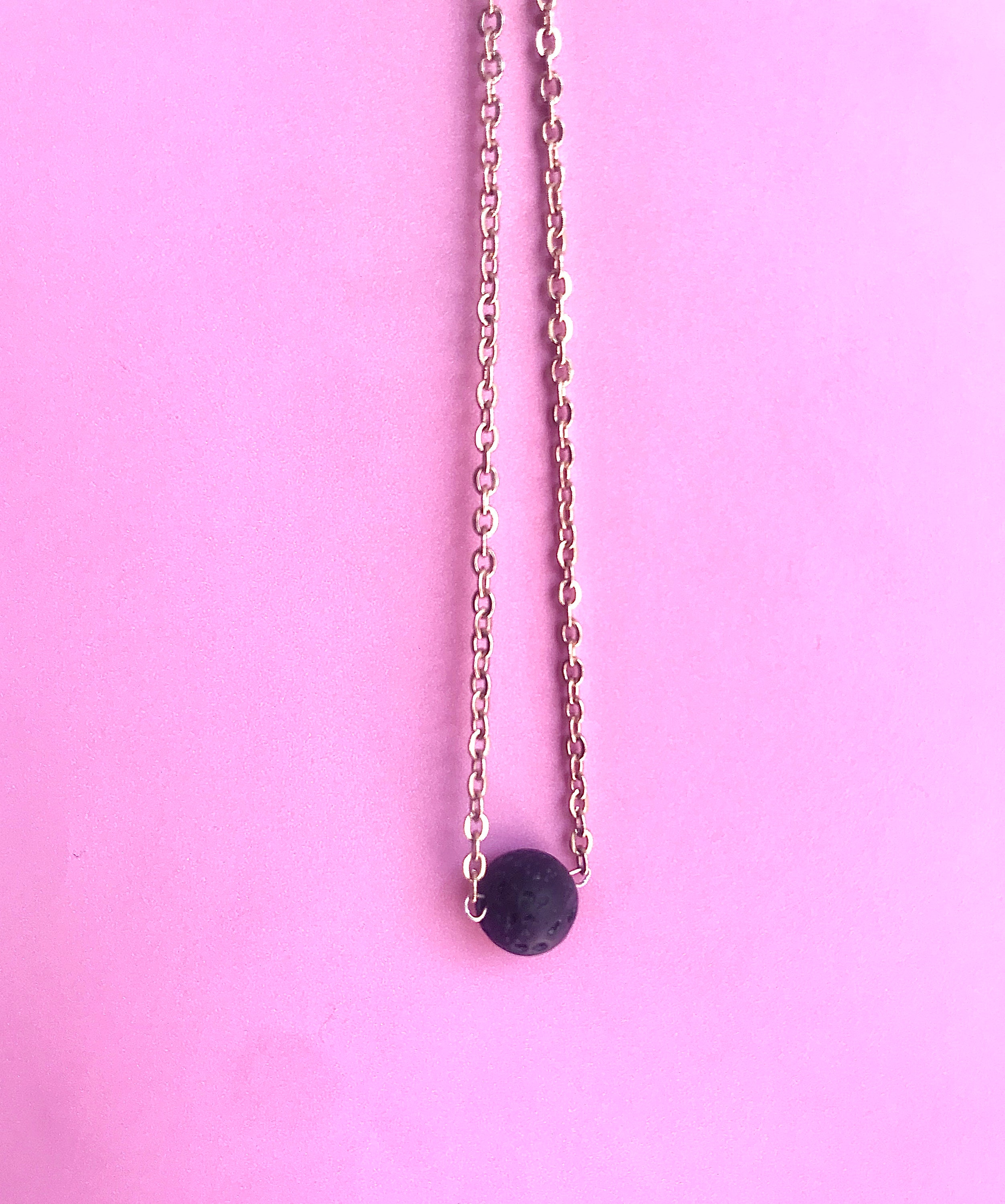 Lava Rock Difuser Necklace, Lava Necklace - Etsy UK