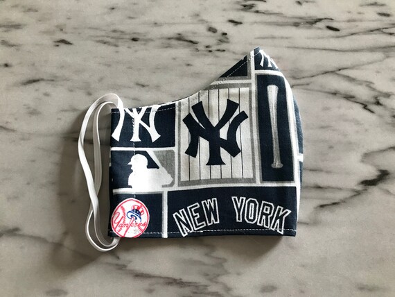 New York Yankees Sports Face Mask. Washable Double Layer | Etsy