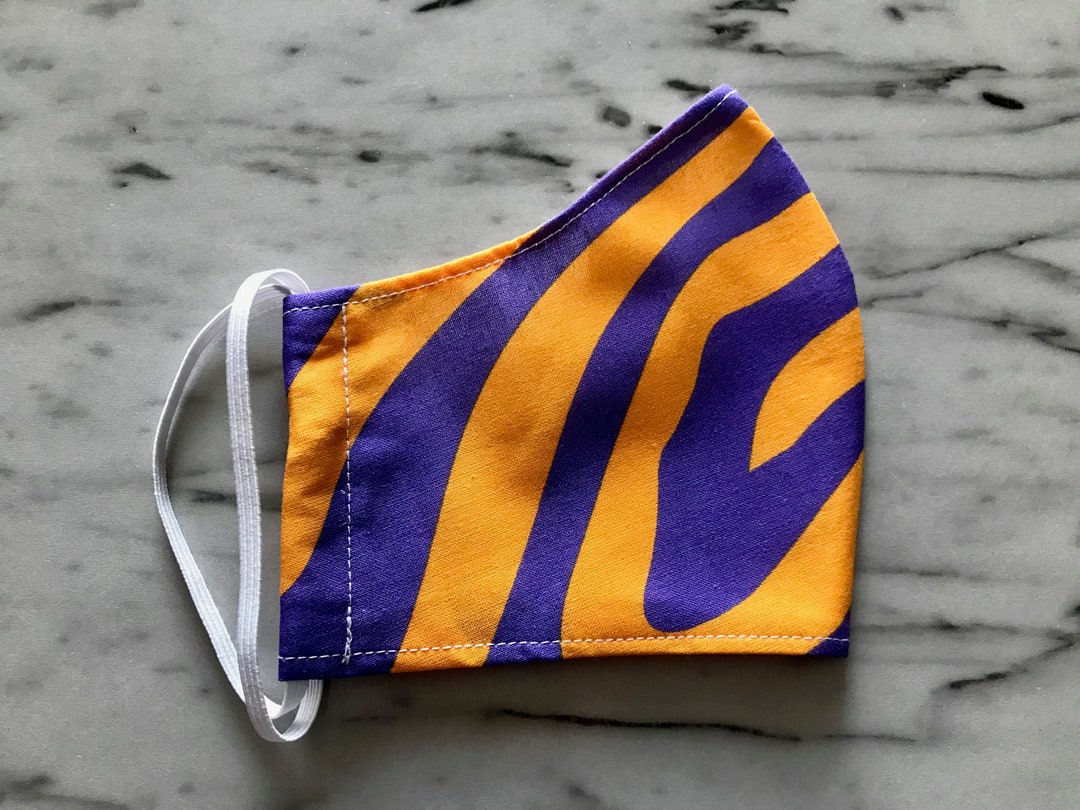 Clemson University Tigers Sports Face Mask. Washable, Double Layer W ...