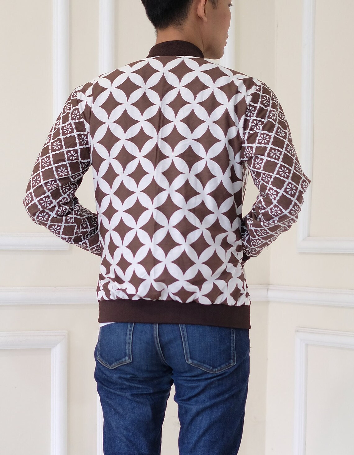 Batik Bomber Jacket Unisex - Etsy