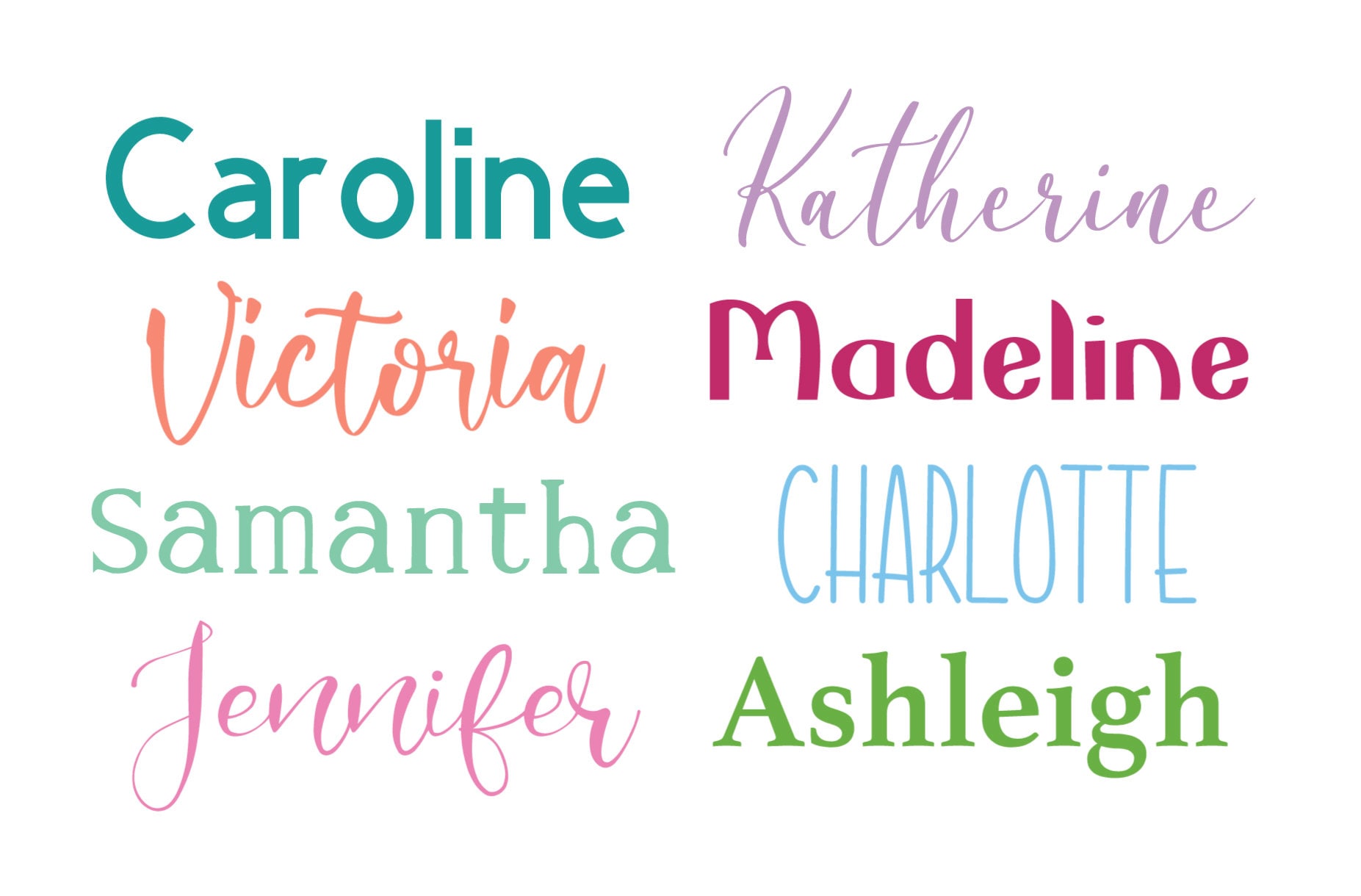 Lilly Inspired Name Vinyl Decal Monogram Sticker | Etsy