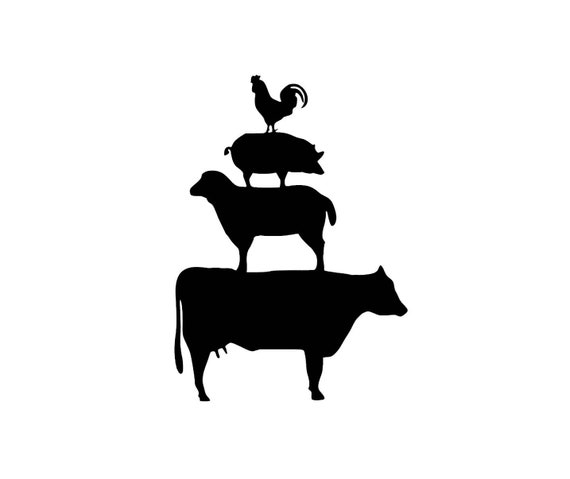 SVG Barn Animals SVG Cut File Digital Download Cricut | Etsy