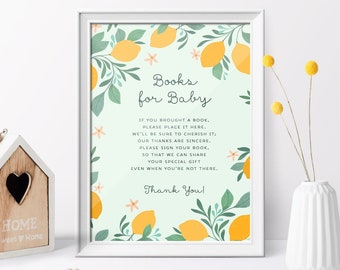 PRINTABLE Books for Baby Sign for Rainbow Baby Shower Sunshine Baby ...
