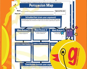 Persuasive Writing Graphic Organizer - Etsy