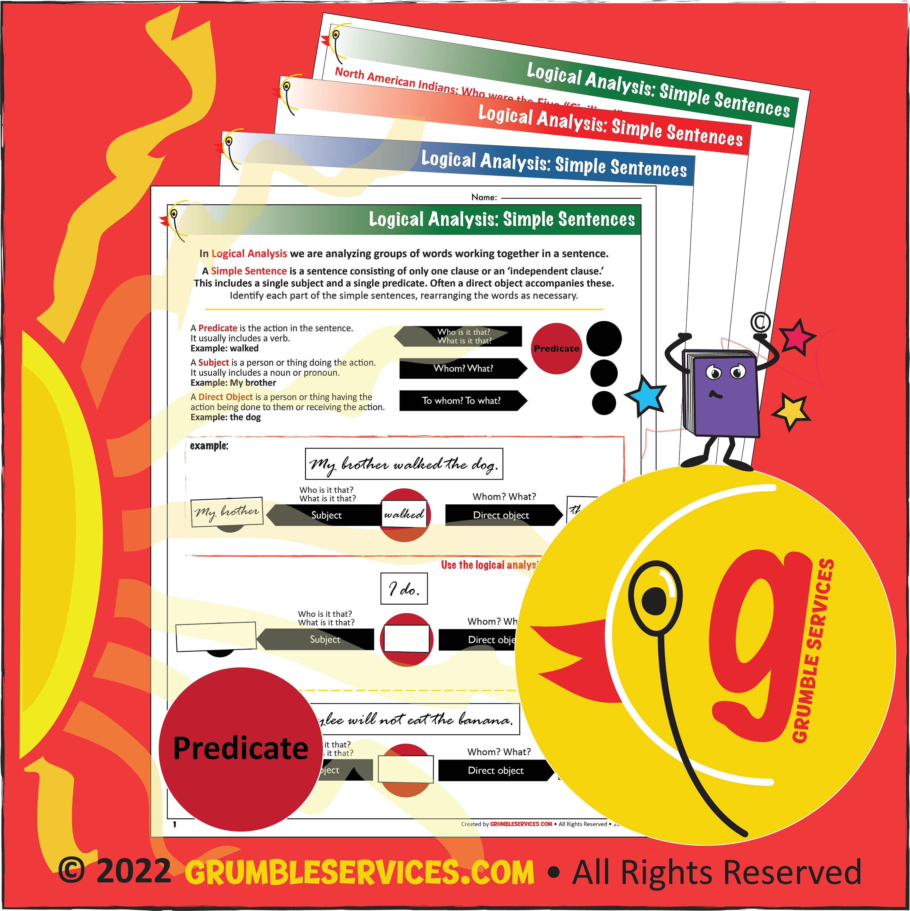 Sentence Analysis BUNDLE: Elementary Montessori Language Help - Etsy