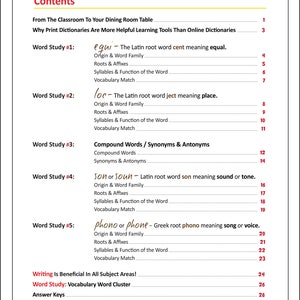 Montessori Spelling & Vocabulary Guide BUNDLE: Etymology WORD - Etsy