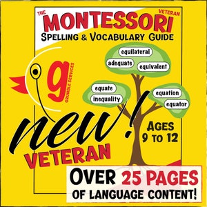 Montessori Spelling & Vocabulary Guide BUNDLE: Etymology WORD - Etsy
