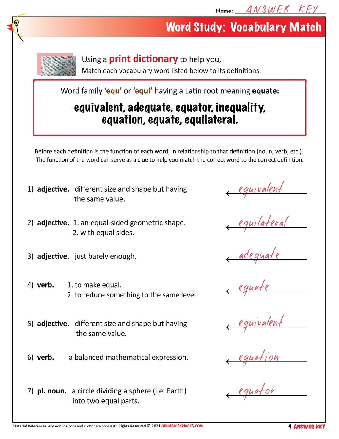 Montessori Spelling & Vocabulary Guide BUNDLE: Etymology WORD - Etsy