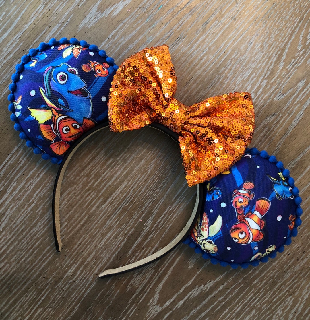 Finding Nemo Mouse Ears, Nemo Mouse Ears, Dory Mouse Ears, Mickey ...