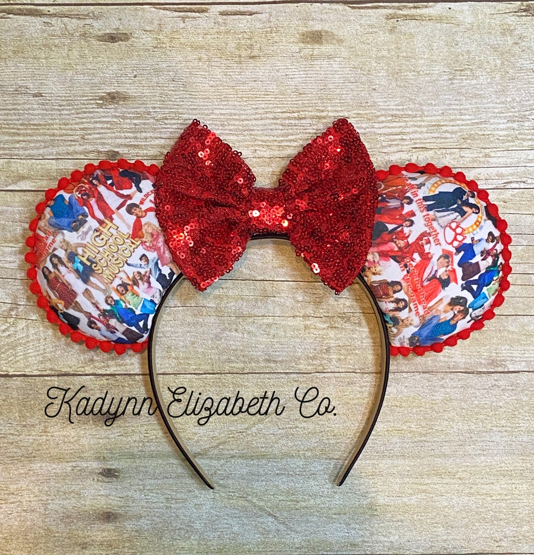 High School Musical Mouse Ears, Troy Bolton Ears, Mickey Minnie Mouse ...