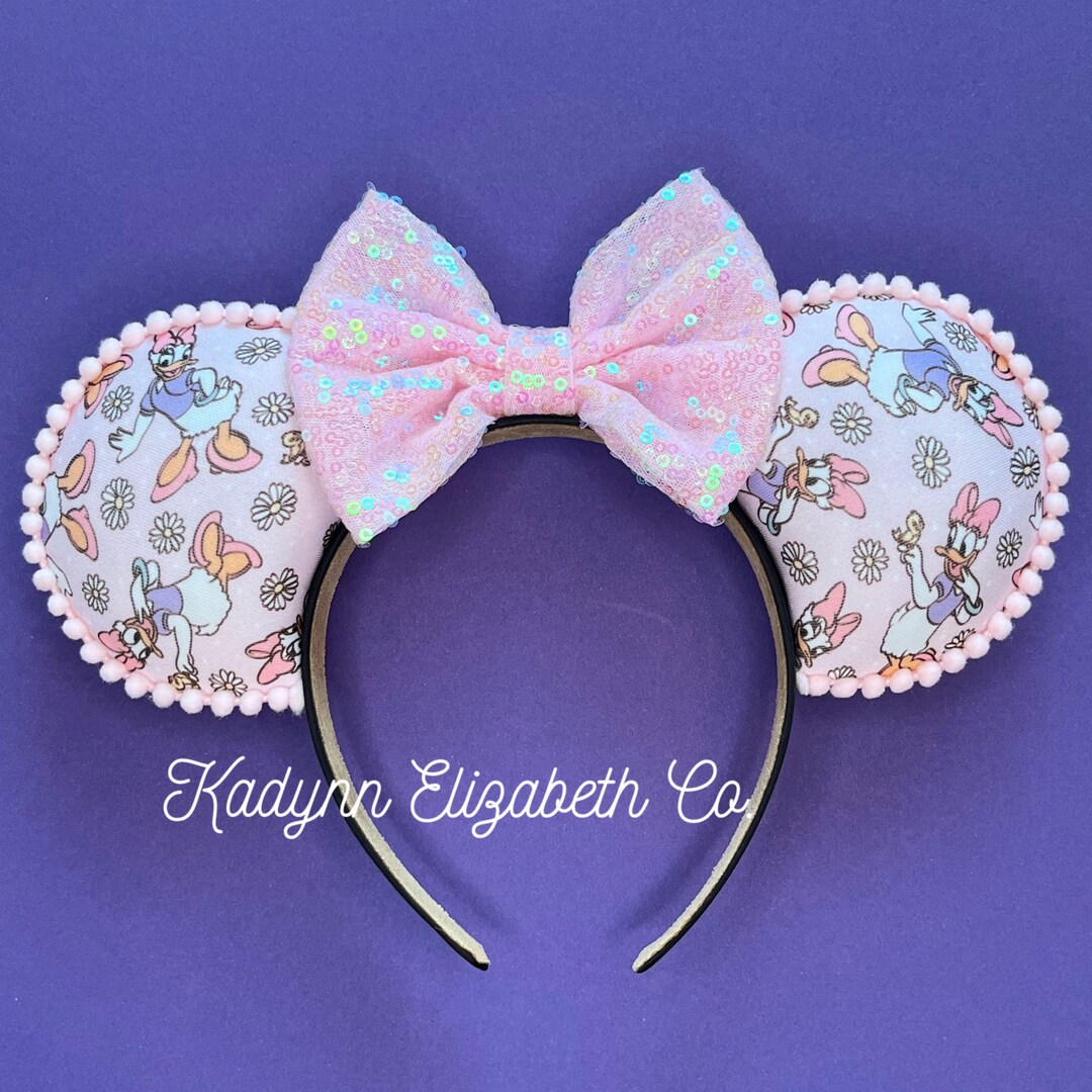 Daisy Duck Mouse Ears, Mickey Minnie Mouse Ears - Etsy