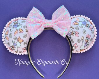Daisy Flowers Minnie Mouse Ears Disney Ears Floral Ears - Etsy