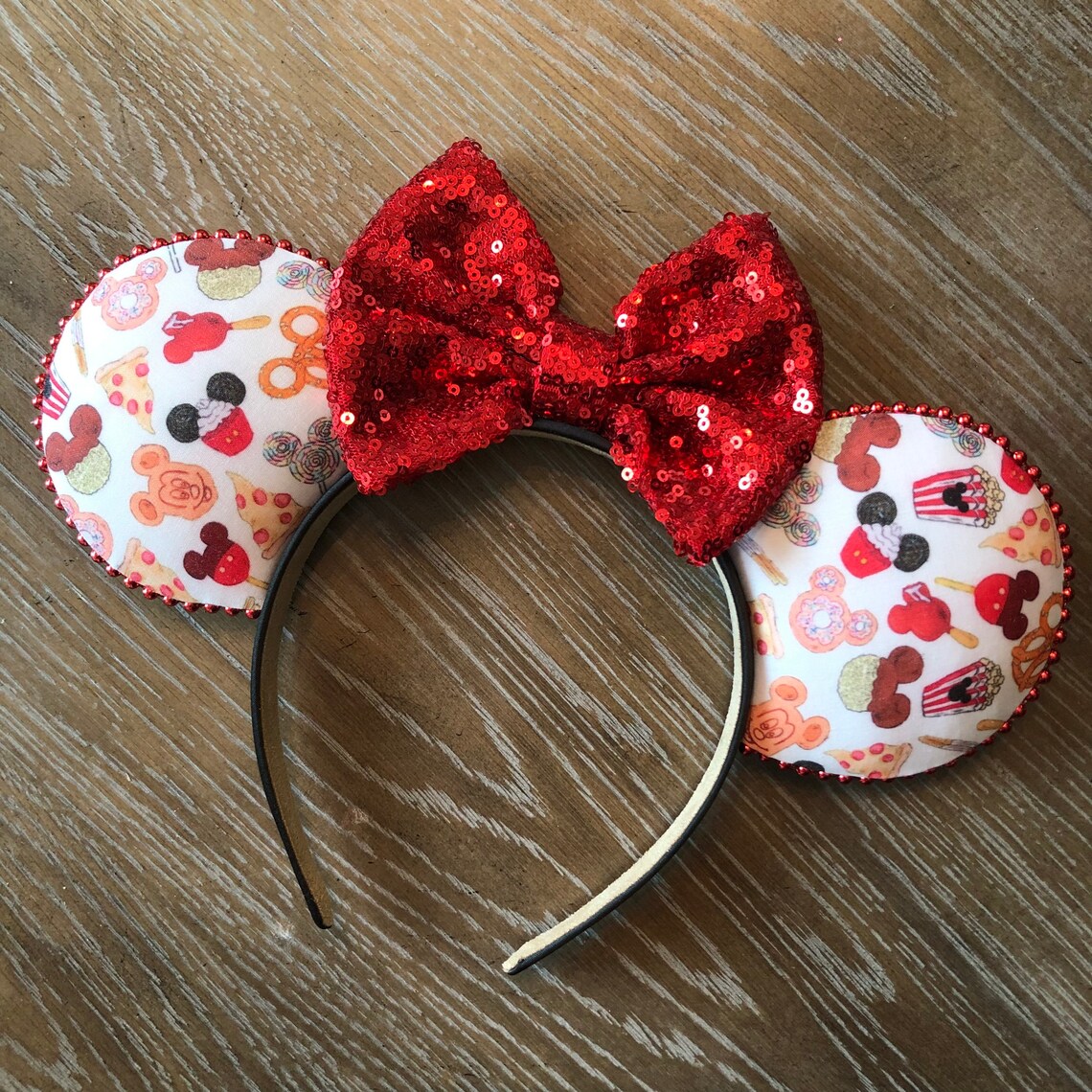 Disney Snacks Mouse Ears, Mickey Minnie Mouse Ears - Etsy