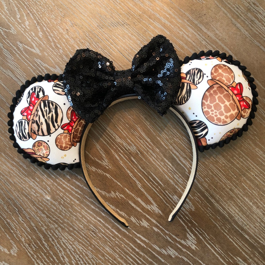Animal Kingdom Mouse Ears, Leopard, Safari Mouse Ears, Mickey Minnie ...