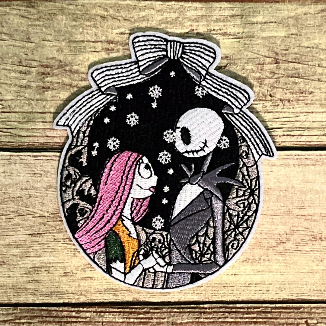 Nightmare Before Christmas Patch, Jack and Sally Patch, Hat Patch - Etsy