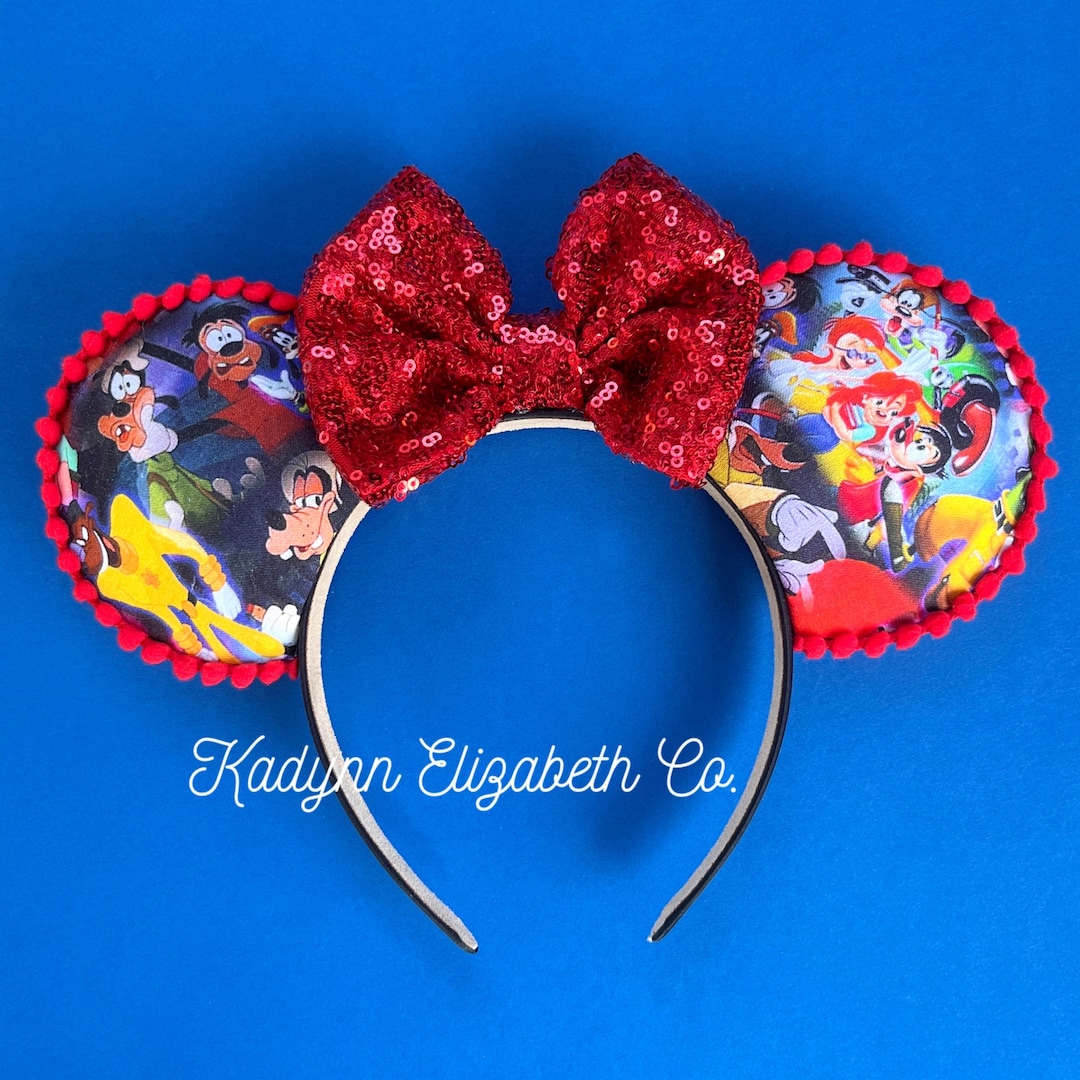 Goofy Movie Mouse Ears, Powerline Mouse Ears, Mickey Minnie Mouse Ears ...