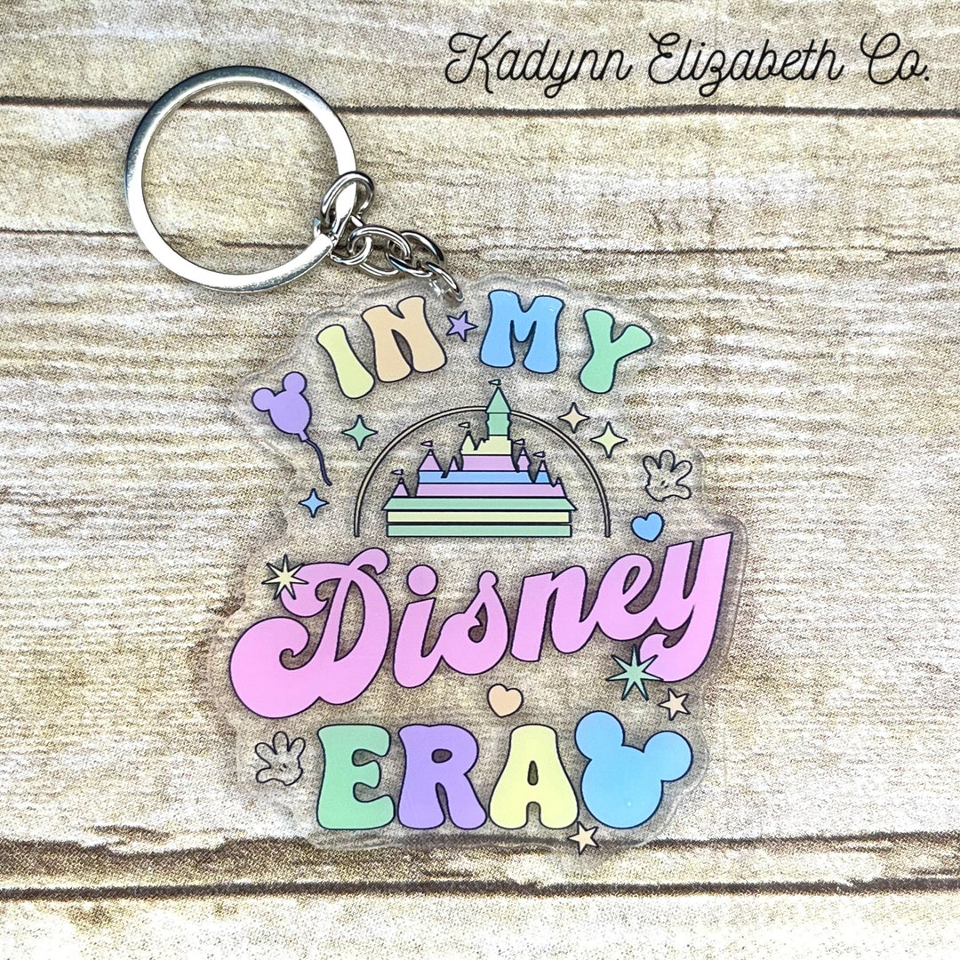 Disney Era Keychain, Castle Keychain, Mickey Minnie Keychain - Etsy
