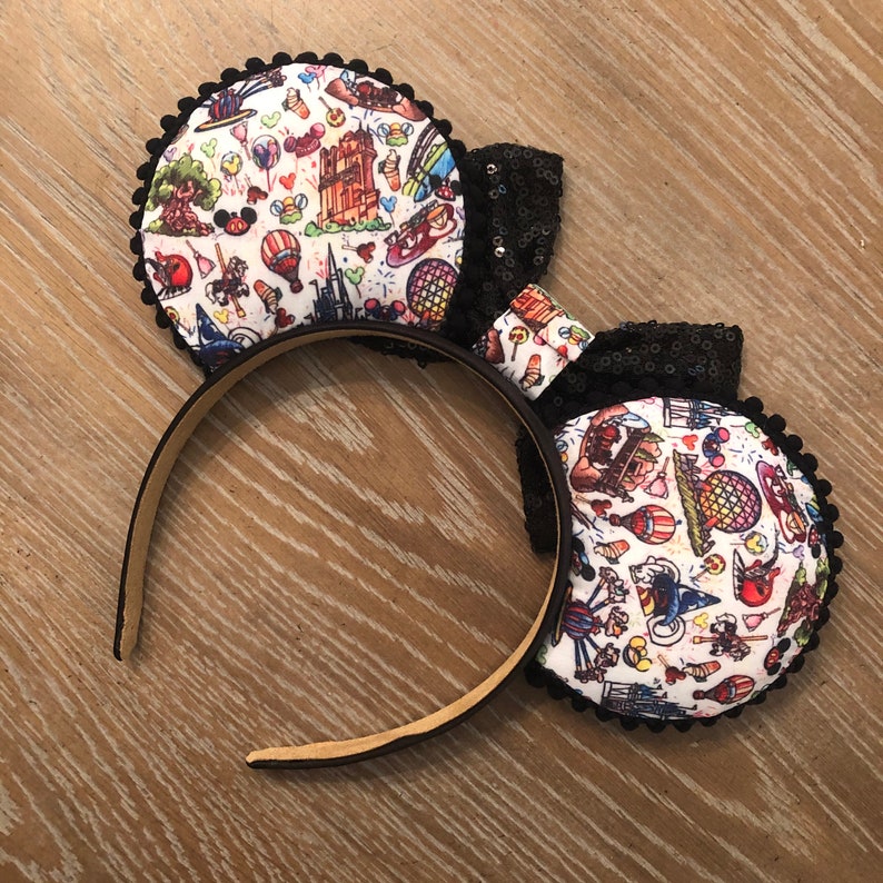 Magic Kingdom Mouse Ears Mickey Minnie Mouse Ears Disney | Etsy