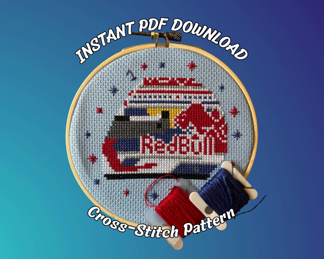 Cross-stitch Pattern - Max Verstappen 2025 Formula Racing Pattern - Etsy