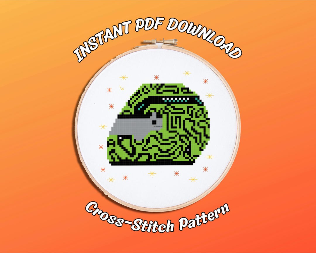 Lando Norris Cross-stitch Pattern 2025 Formula Racing Helmet - Etsy