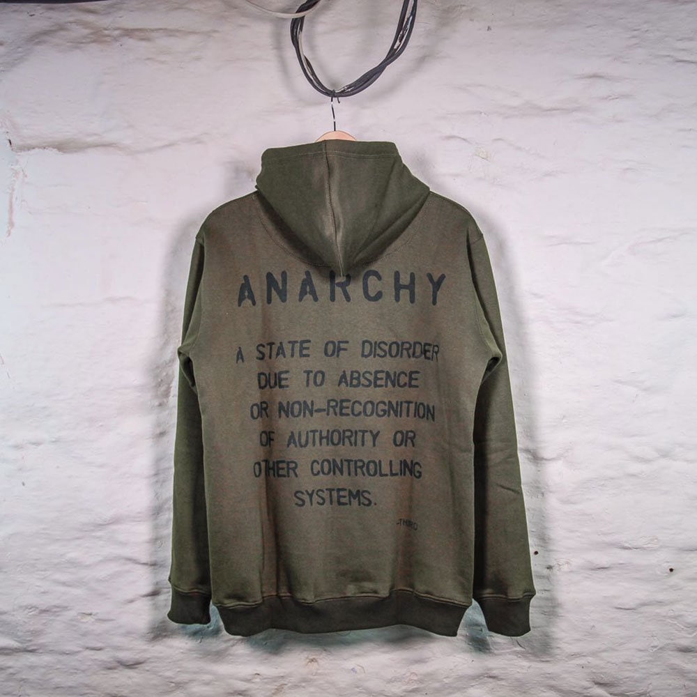 THIRD Anarchy Hoodie Zip Up - Etsy