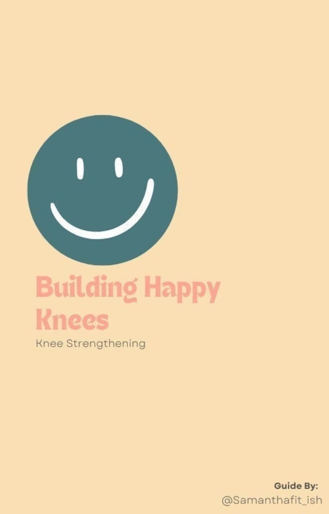 Building Happy Knees - Etsy