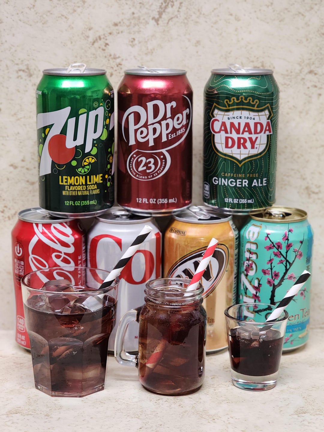 Faux Glass of Soda: Realistic Drink Prop, Choose Your Drink - Etsy