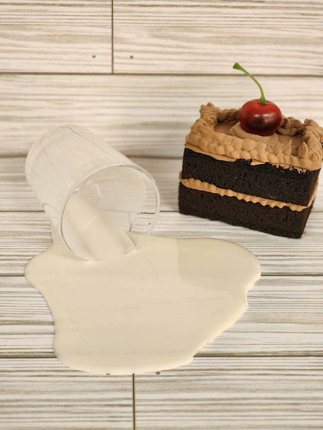 Faux Spilled Milk Prop: Resin Prank Decoration - Etsy