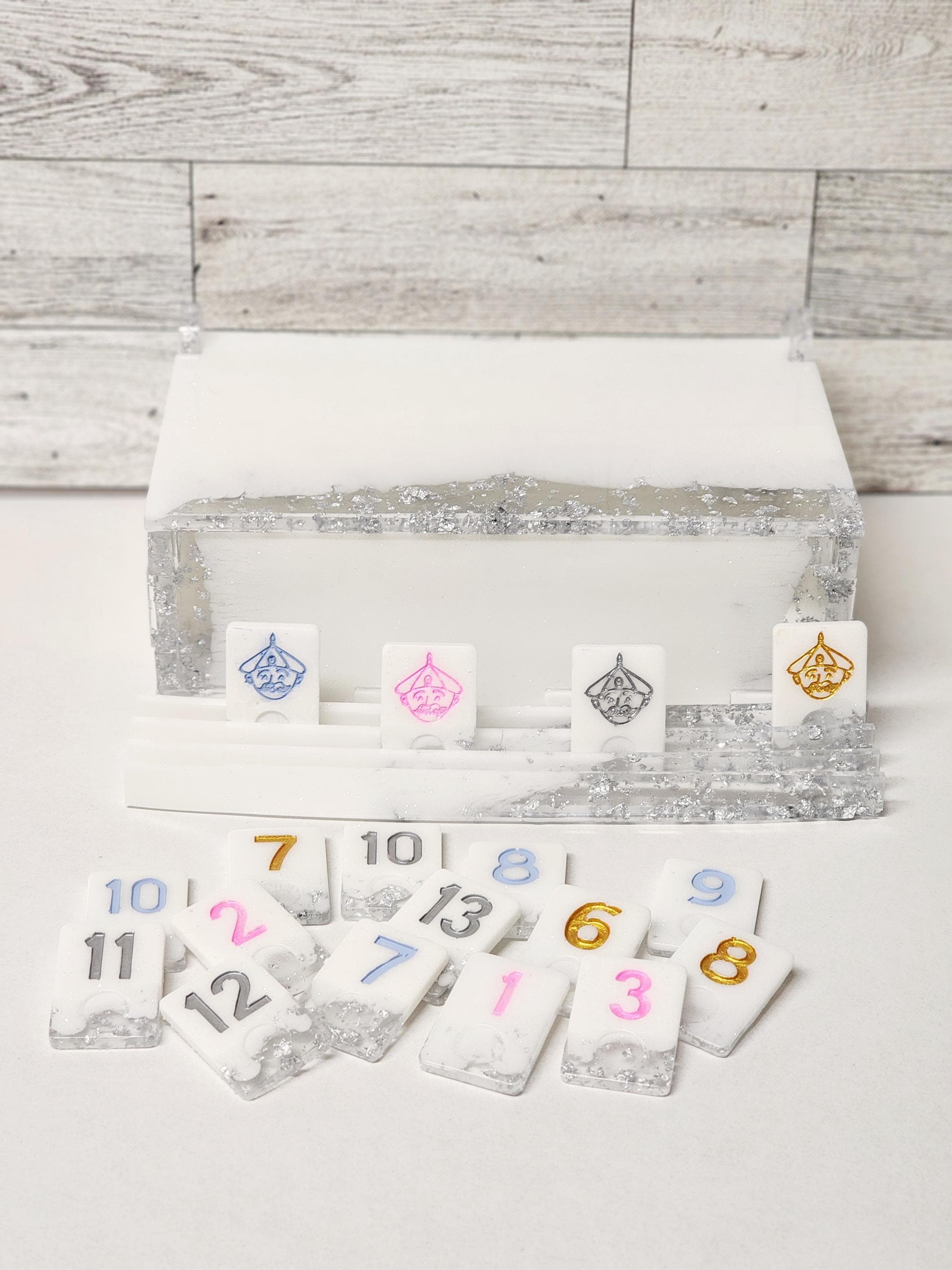 Custom Rummikub Set: Resin Tiles, Personalized Colors - Etsy