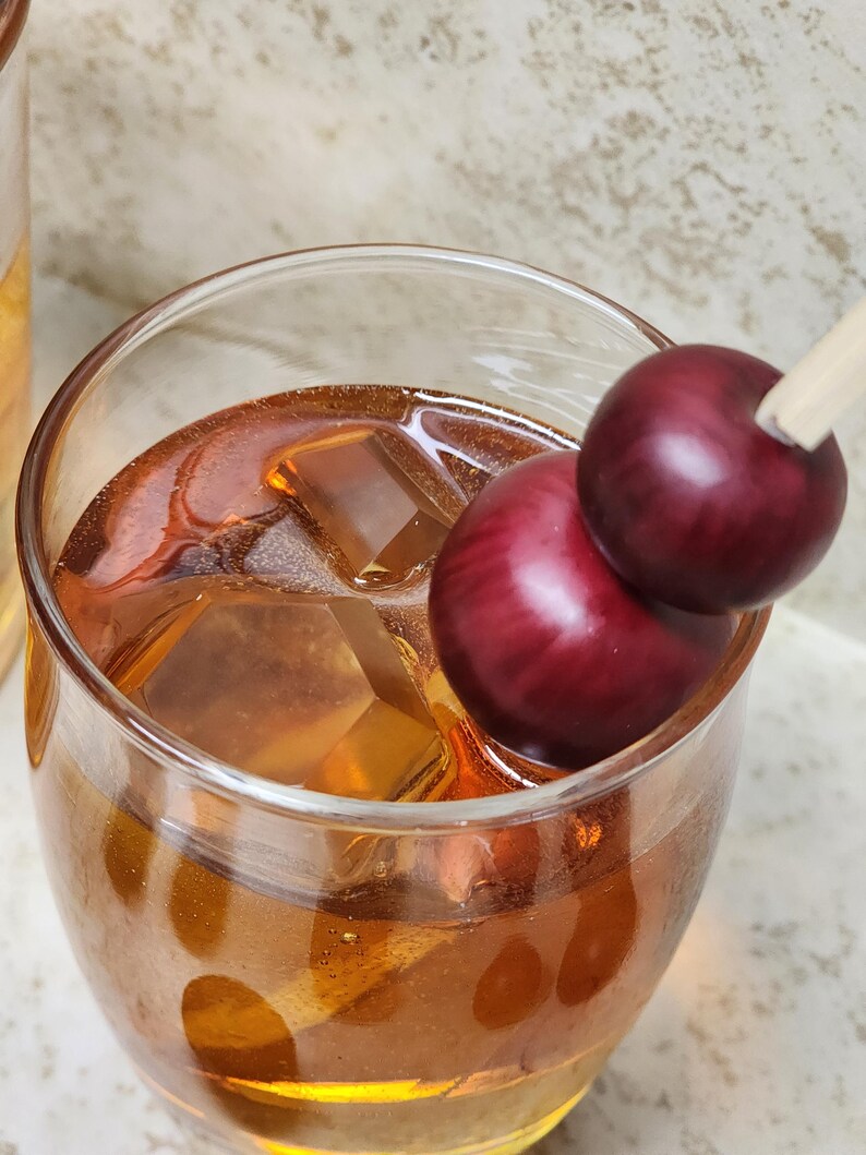 Fake Rum Harvest Cocktail: Faux Cranberry Drink Display - Etsy