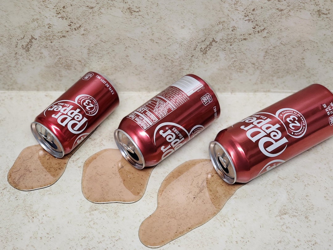 Spilled Soda / You Choose the Drink & Size/ Fake Spilled Soda / Prop ...