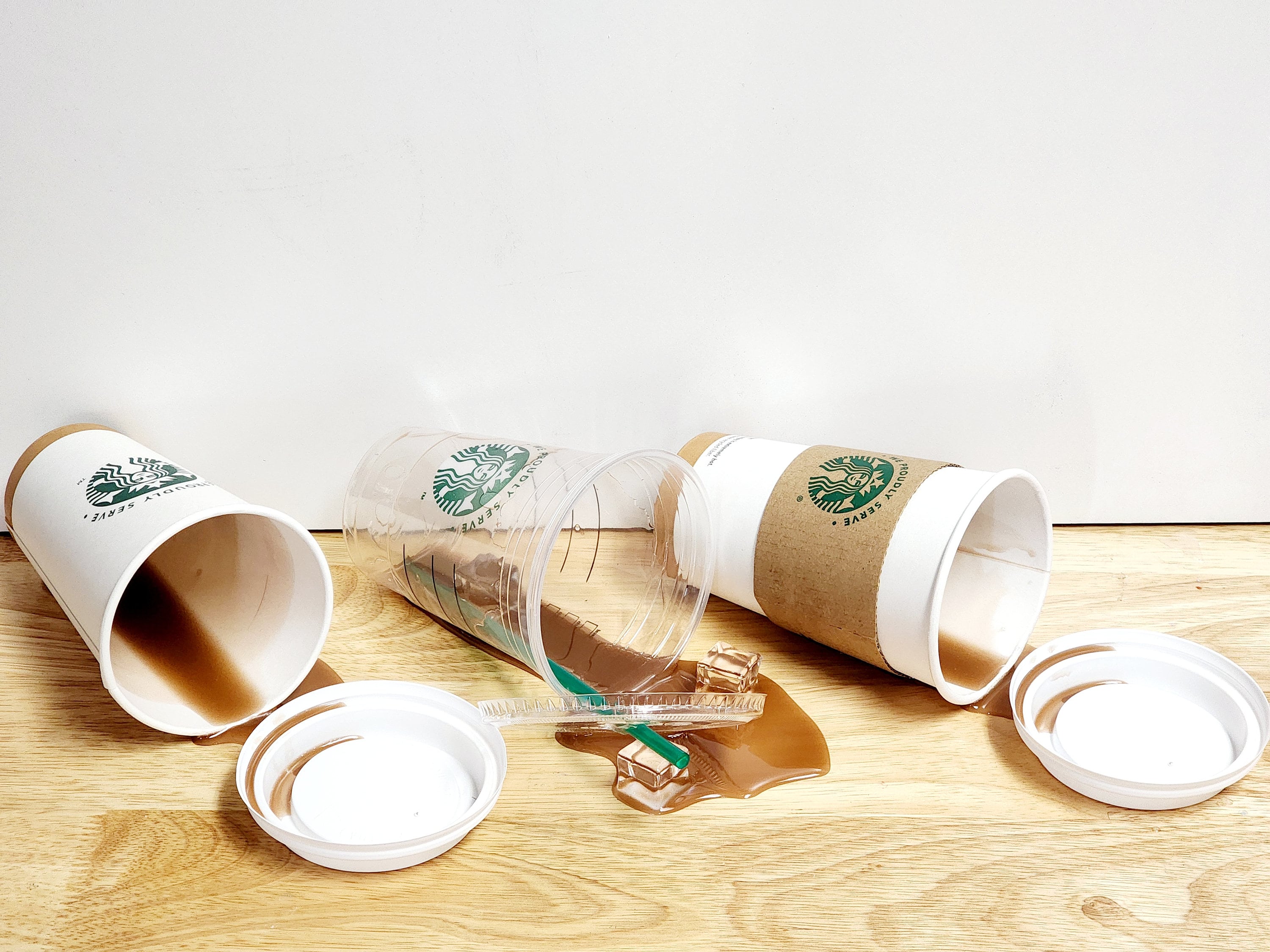 Faux Coffee Spill/ You Choose the Brand - Etsy