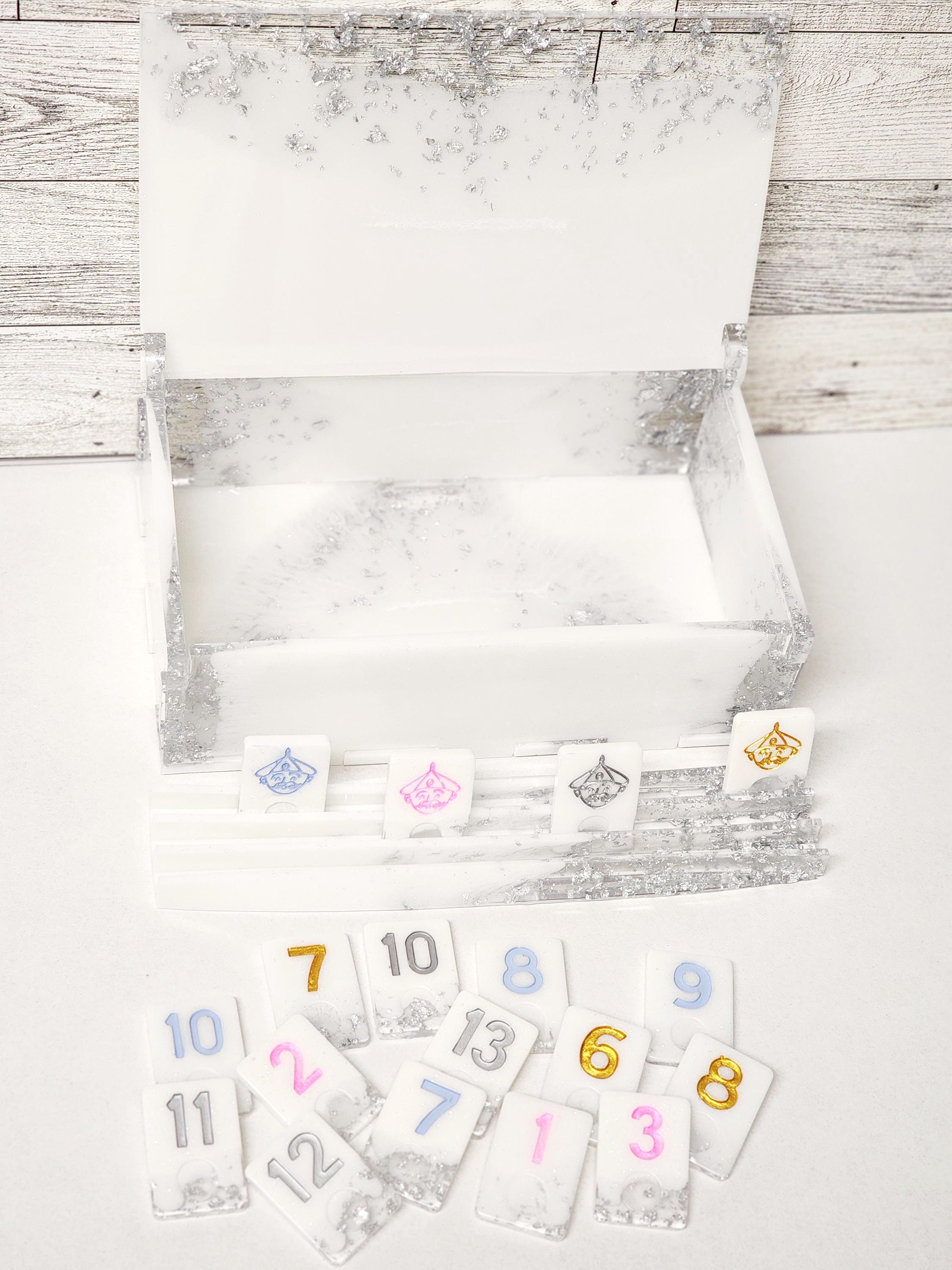 Custom Rummikub Set: Resin Tiles, Personalized Colors - Etsy