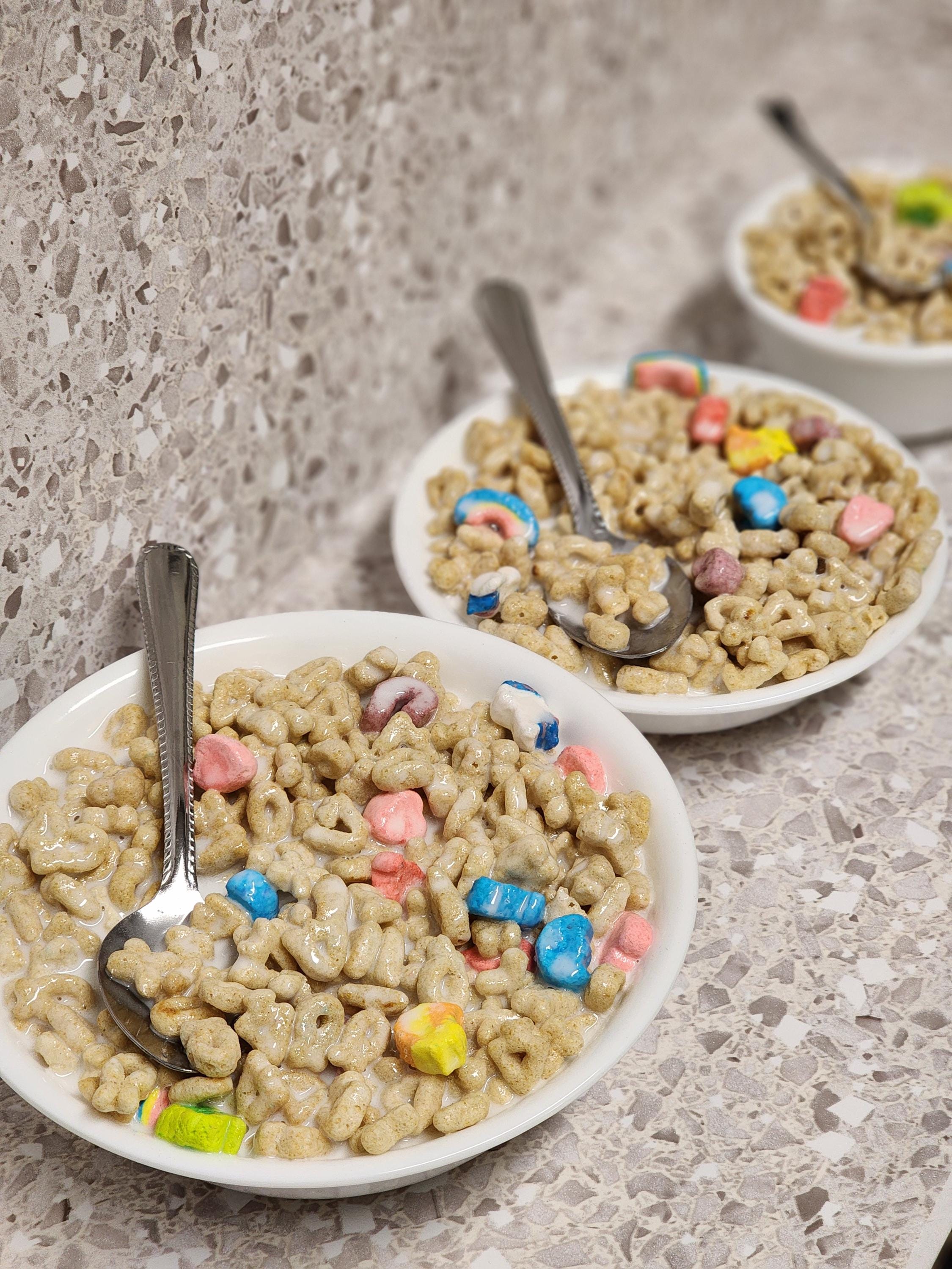 Medium Size Fake Cereal Bowl / You Choose the Cereal - Etsy
