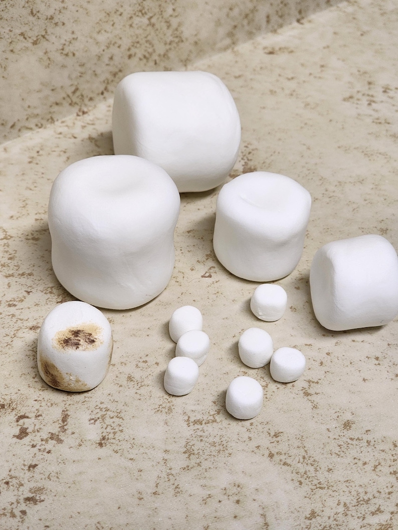 Faux Mini, Medium, and Large Marshmallow - Etsy