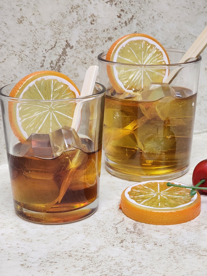 Fake Old Fashioned Whiskey Cocktail: 8 Oz Faux Drink Display - Etsy