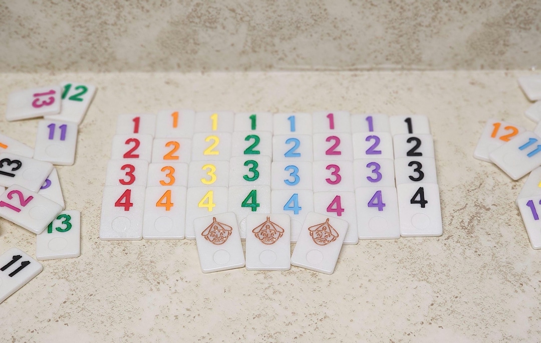 Custom 8 Color Rummikub Game Set: Choose Your Colors - Etsy