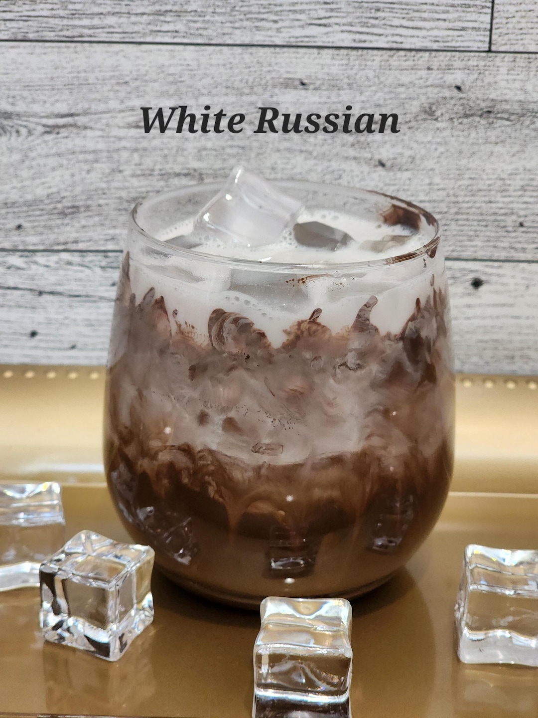 Fake White Russian Drink / Stage Prop / Photo Prop / Decoration - Etsy
