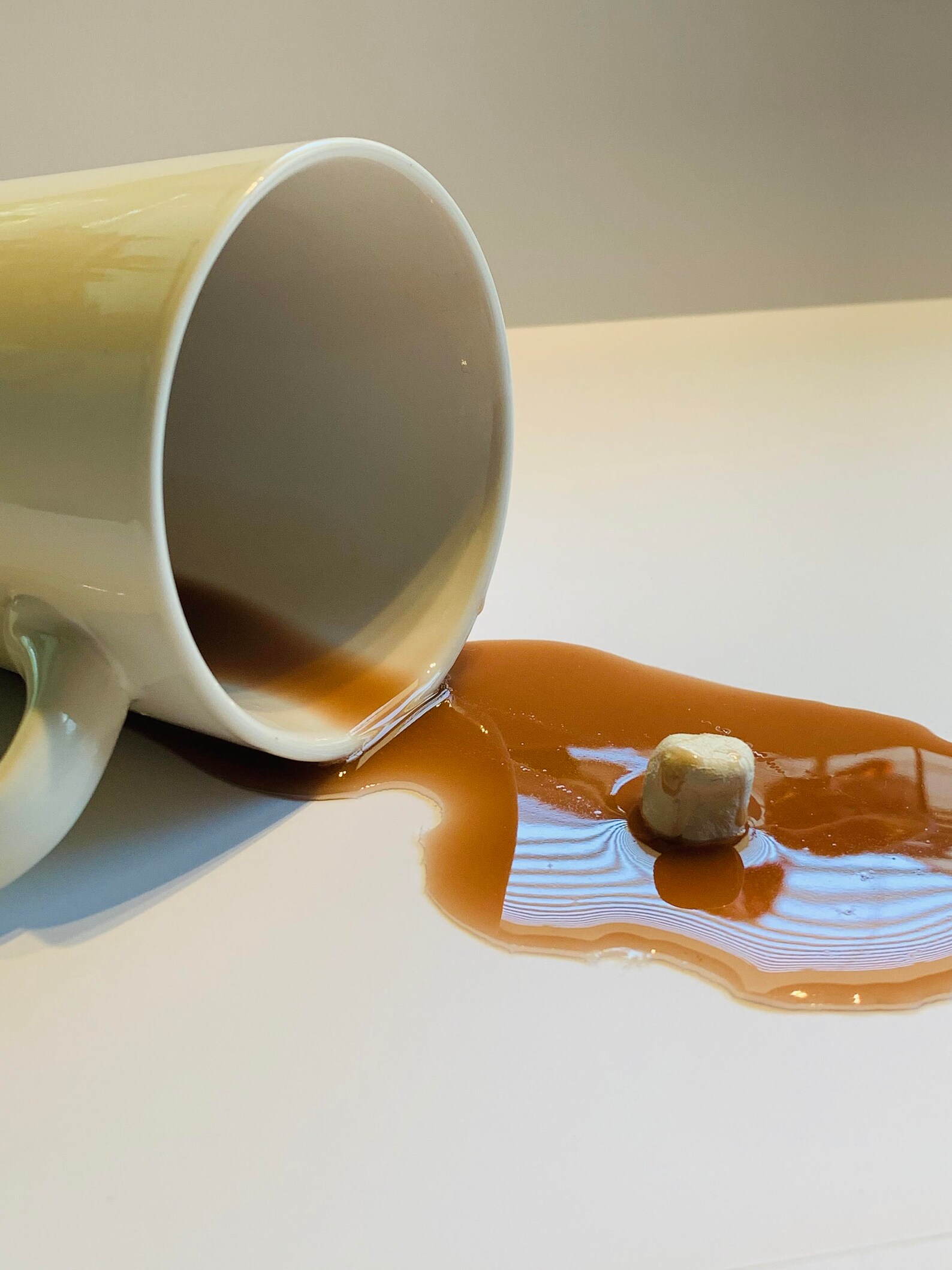 Display Faux Food Prop Coffee Mug With/without Spoon Spilled - Etsy