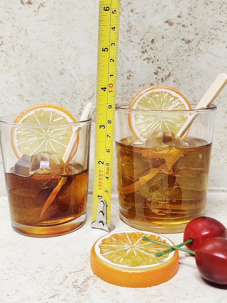 Fake Old Fashioned Whiskey Cocktail: 8 Oz Faux Drink Display - Etsy
