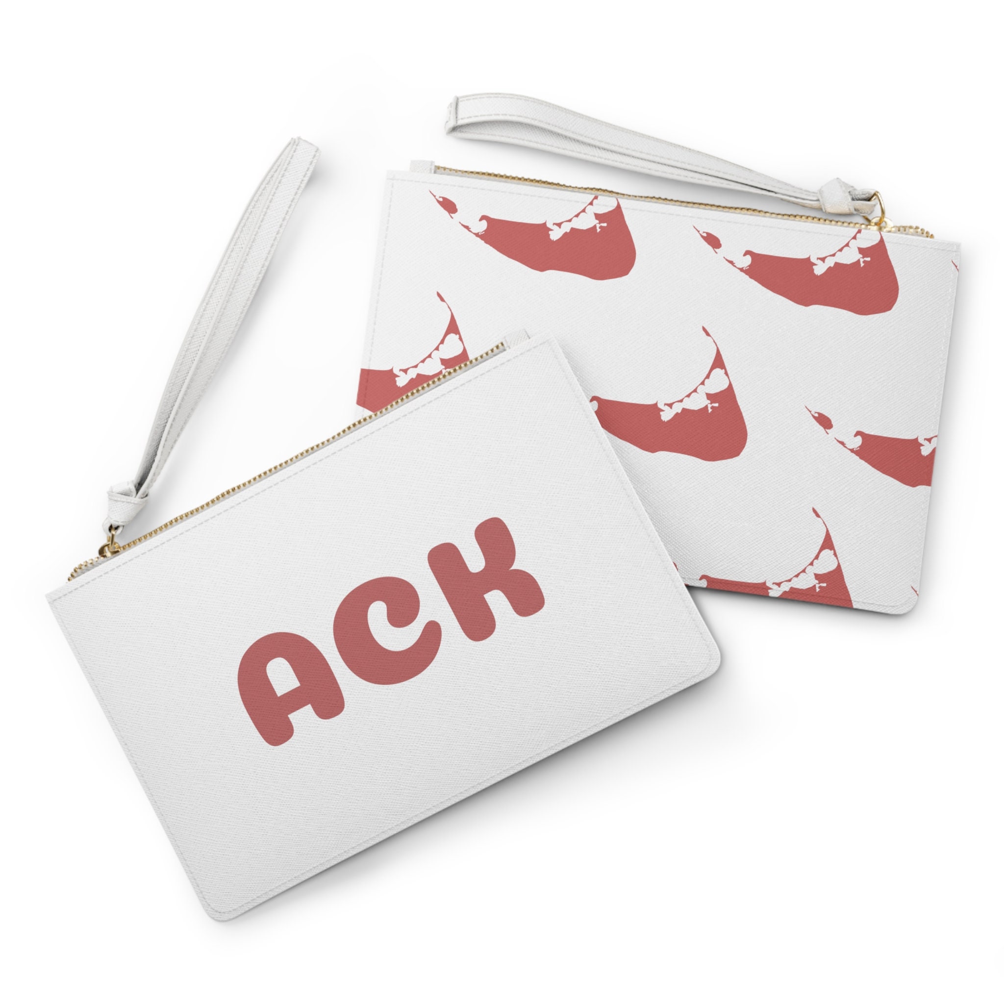 White Nantucket ACK Clutch Bag - Etsy