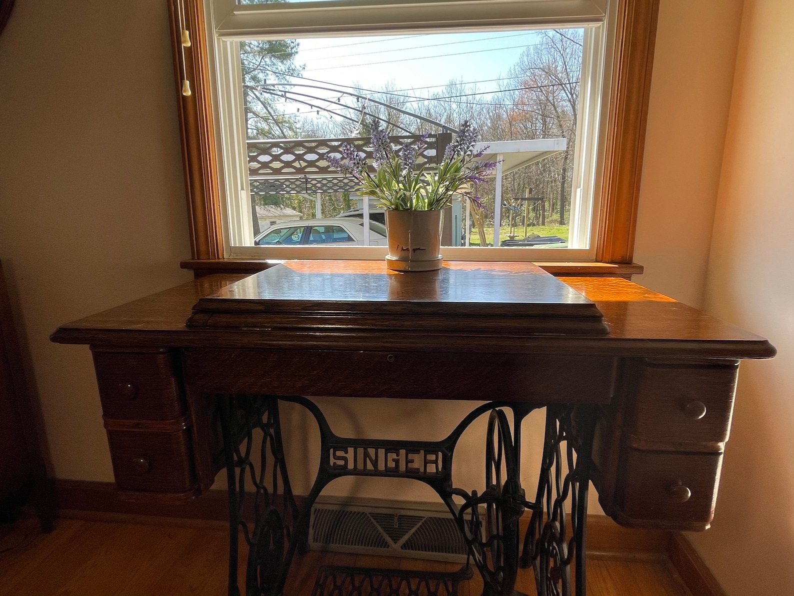 Vintage Singer Sewing Machine Cabinet - Etsy