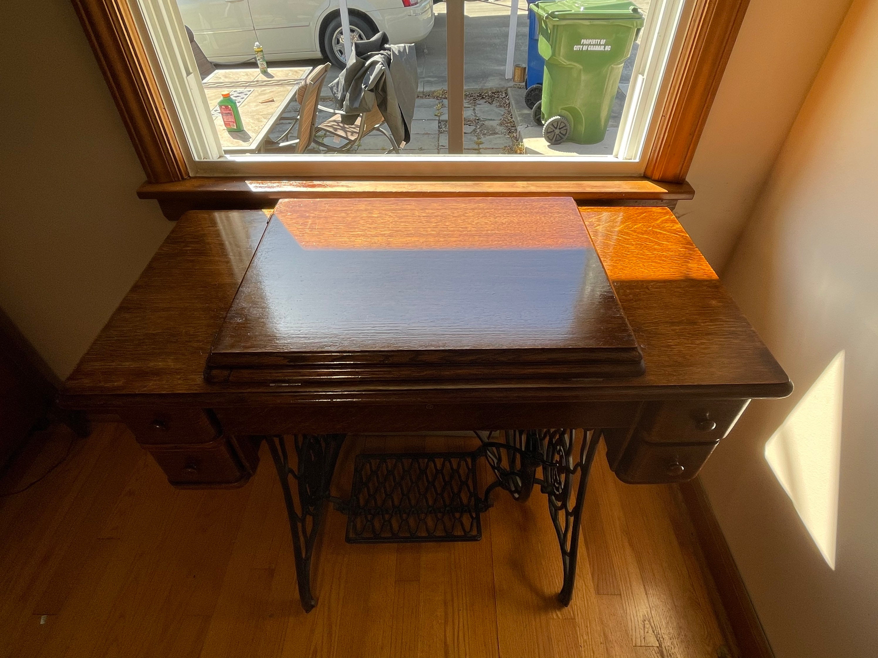 Vintage Singer Sewing Machine Cabinet - Etsy