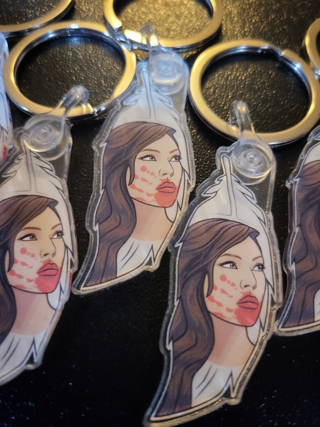 MMIW Feather Keychain - Etsy