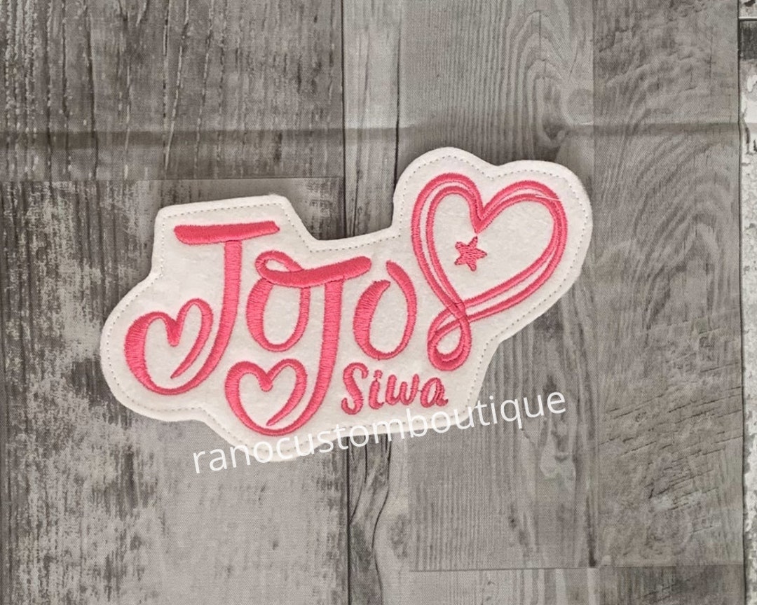 Embroidery Logo Patch Iron on Patch Jo Pink Girl Patch - Etsy